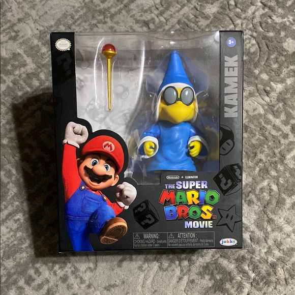 Jakks Pacific | Toys | Nib Super Mario Bros Movie Kamek Figure With ...